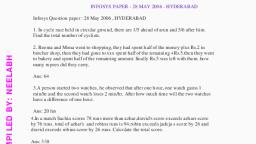 INFOSYS PAPER.pdf - CIM - Notes - Teachmint