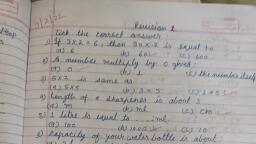 Revision 2 - Maths - Assignment - Teachmint