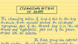 Soap 🧼 - Chemistry - Notes - Teachmint