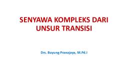 UNSUR TRANSISI BAGIAN - 2 - KIMIA - Notes - Teachmint