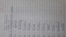 Alphabetical words - English - Notes - Teachmint