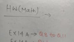 Math(Homework as attachment) - Maths - Assignment - Teachmint