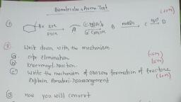 Arene + Biomolecules - Chemistry - Subjective Test - Teachmint