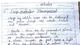 crop protection management.pdf - Chemistry And Biology - Notes - Teachmint