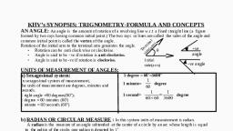 TRIGONOMETRY FORMULA - Mathematics - Notes - Teachmint