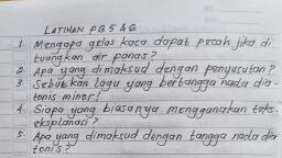 Latihan Tema - Tema 6 - Notes - Teachmint