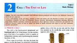 02-Cell -The Unit of Life - Mathematics - Notes - Teachmint