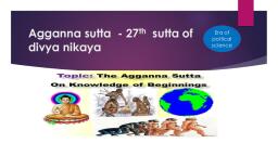 agganna sutta.pdf - Political Science - Notes - Teachmint