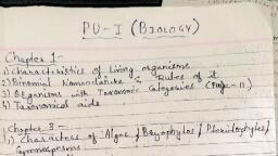 PU-I Biology.pdf - Biology - Notes - Teachmint