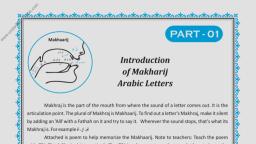 Makhraj Explanation - Tajweed - Free PDF Download 2026