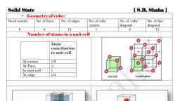 solid notes.pdf - Chemistry - Notes - Teachmint