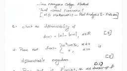 real internal exam - Real Analysis - Notes - Teachmint