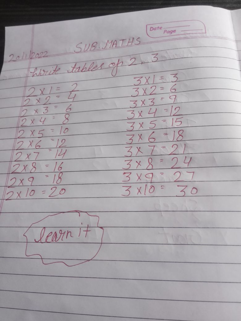 Maths - English - Assignment - Teachmint