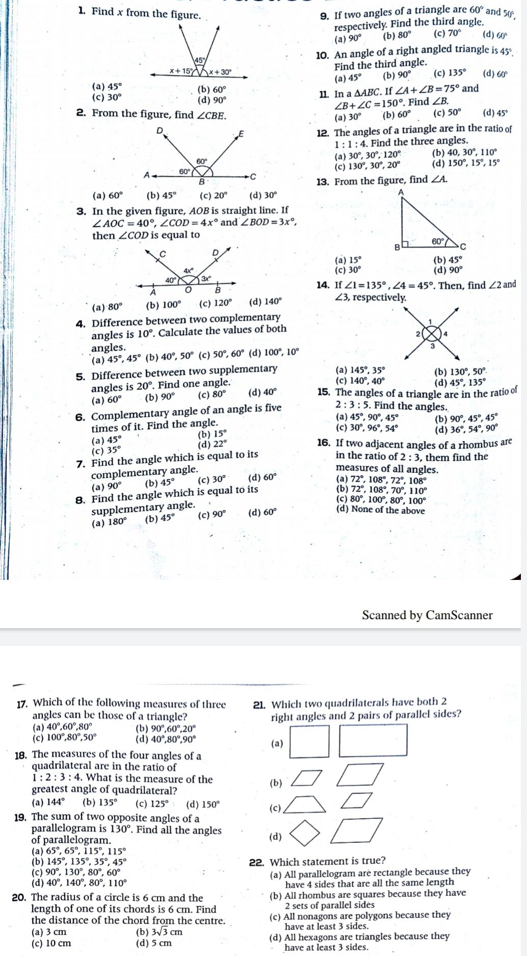 Mathematics - Mathematics And Science - Assignment - Teachmint
