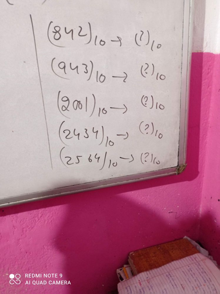 Convert Into Decimal Number System - ADCA - Assignment - Teachmint