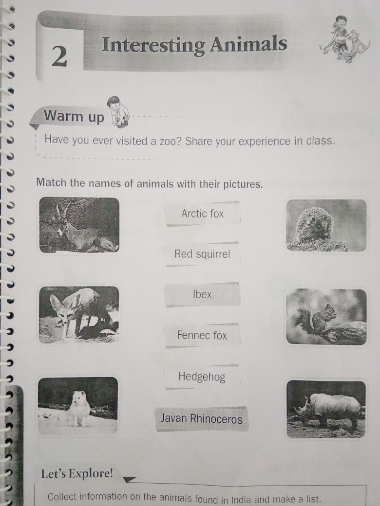 Sem-1; Chapter-1: Identify The Flowers, Chapter-2: Interesting Animals - General Knowledge ...