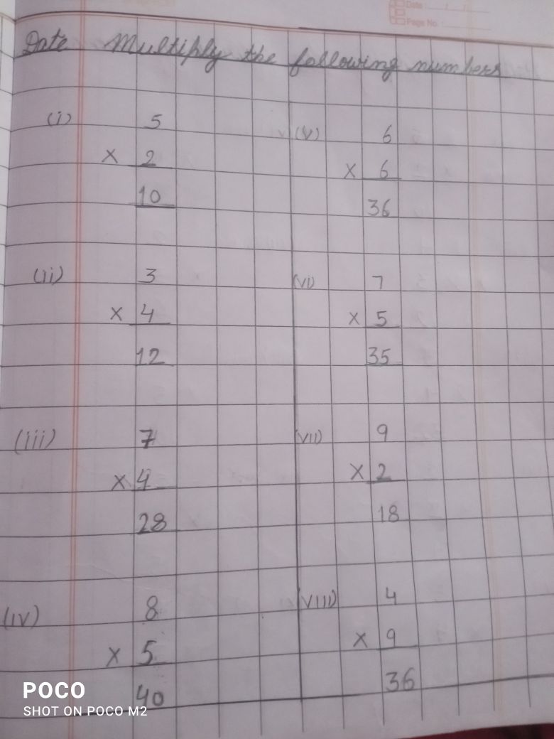 Multiply - Applied mathematics - Assignment - Teachmint