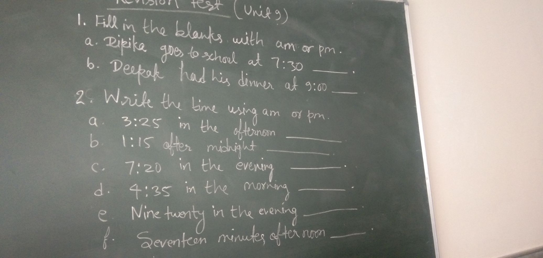 Today's Test - MATHS - Assignment - Teachmint