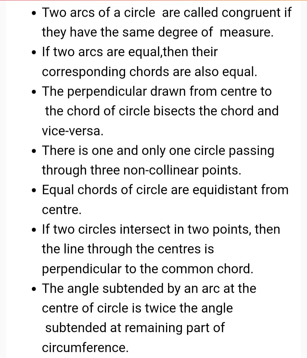 Circle - Maths - Assignment - Teachmint
