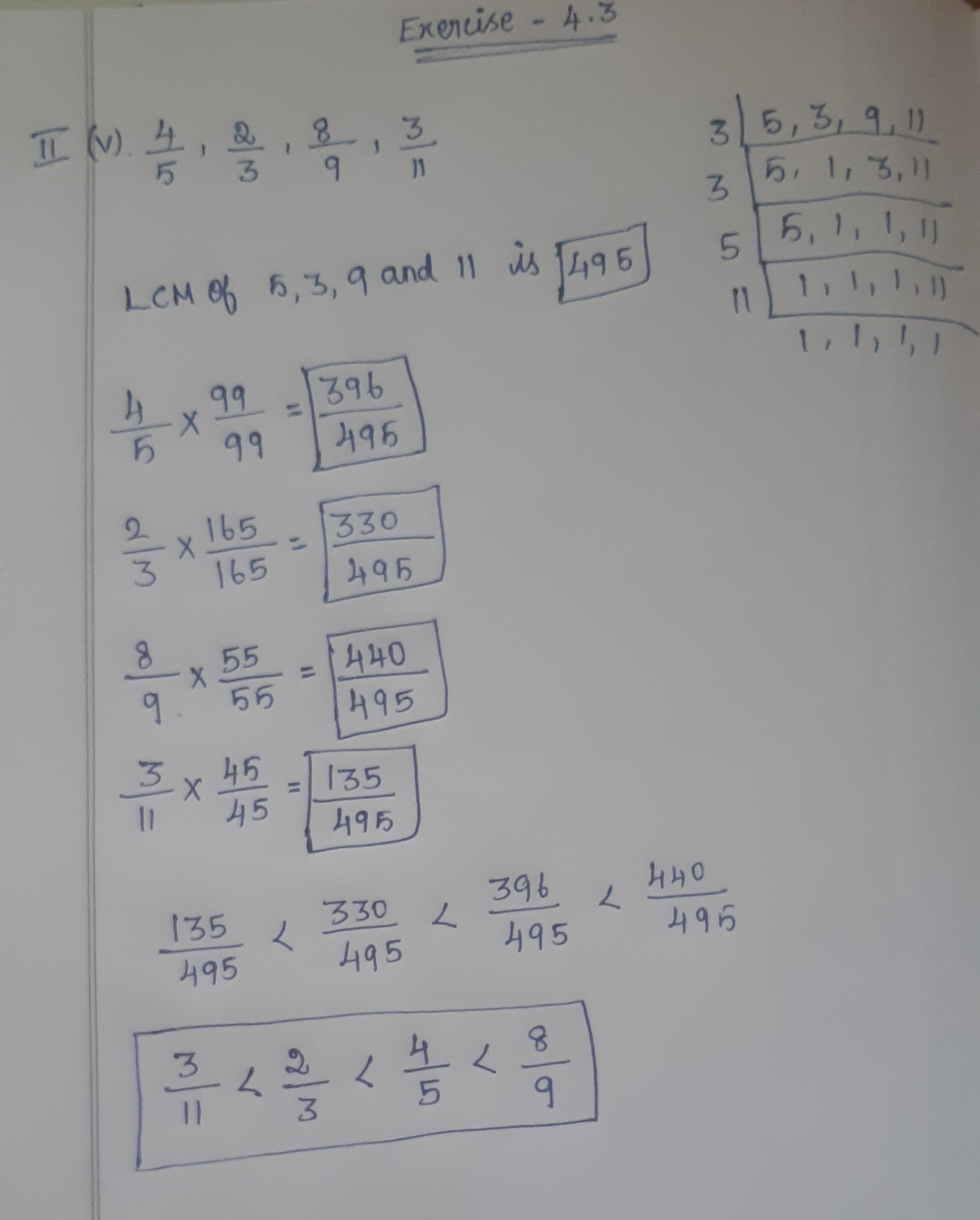 Exercise 4.3 - Maths - Notes - Teachmint