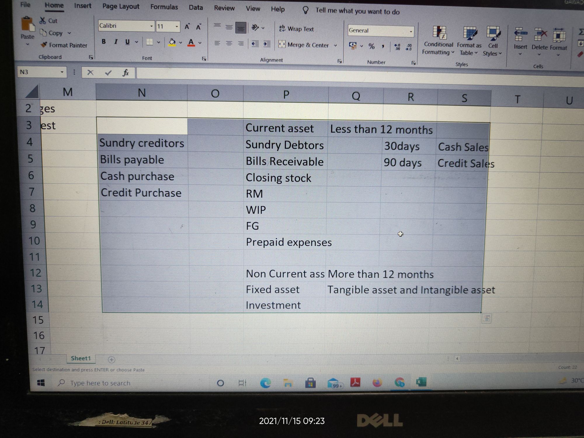 Balance Sheet Items - Financial Accounting - Assignment - Teachmint