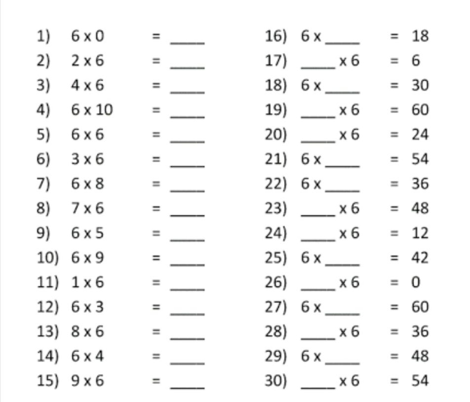 Multiplication - Math - Assignment - Teachmint