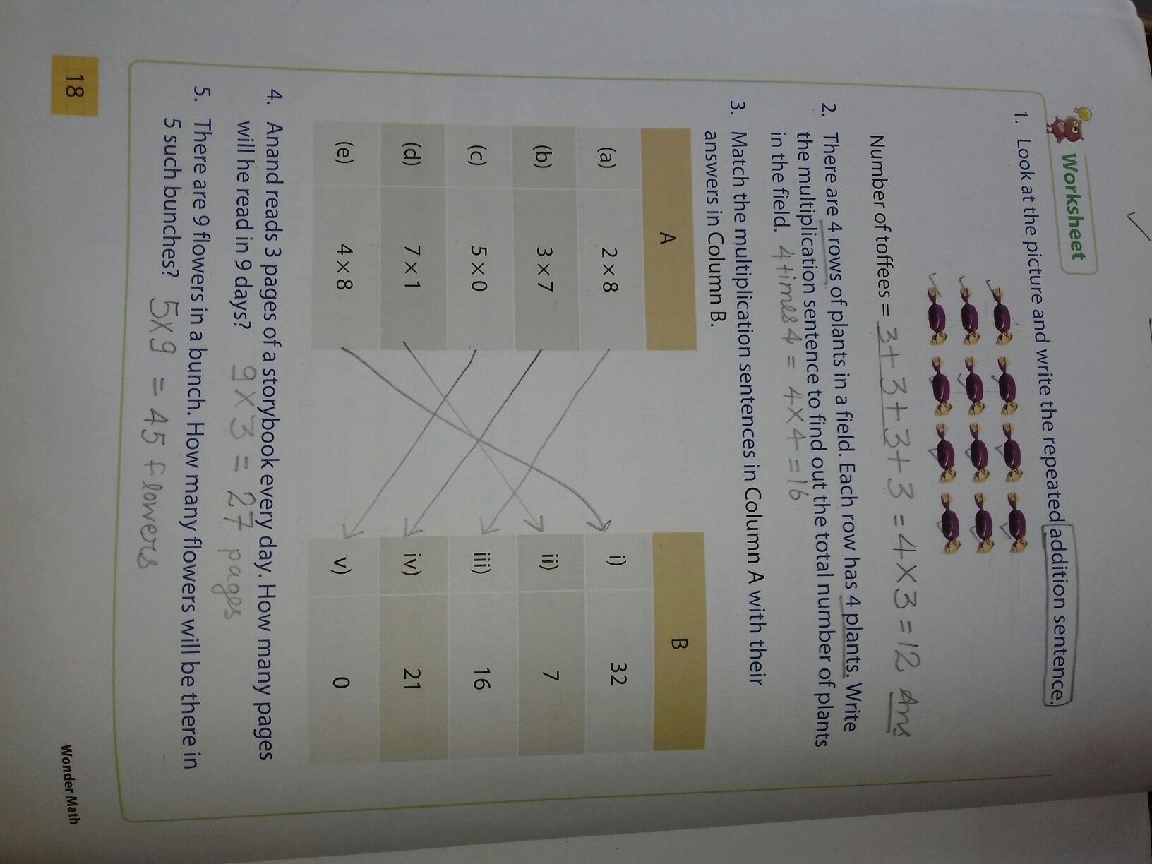 Multiplication - Maths - Assignment - Teachmint