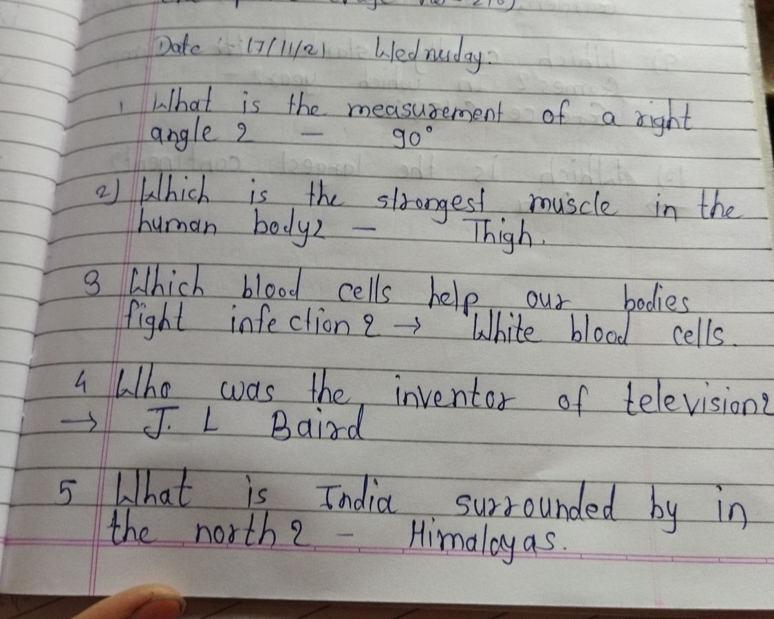 Gk Questions - General Knowledge - Assignment - Teachmint