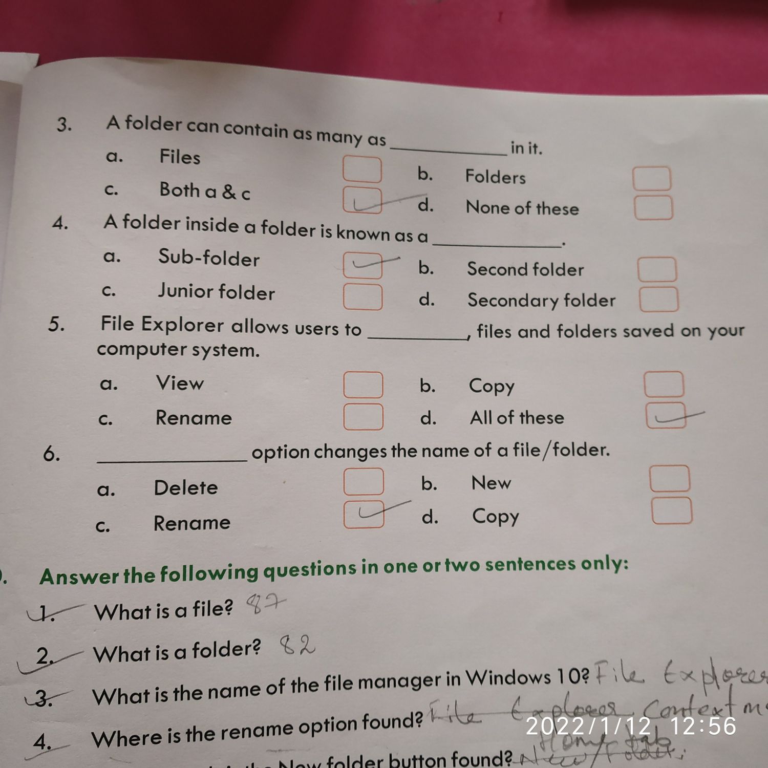Chapter 6 - Computer - Notes - Teachmint