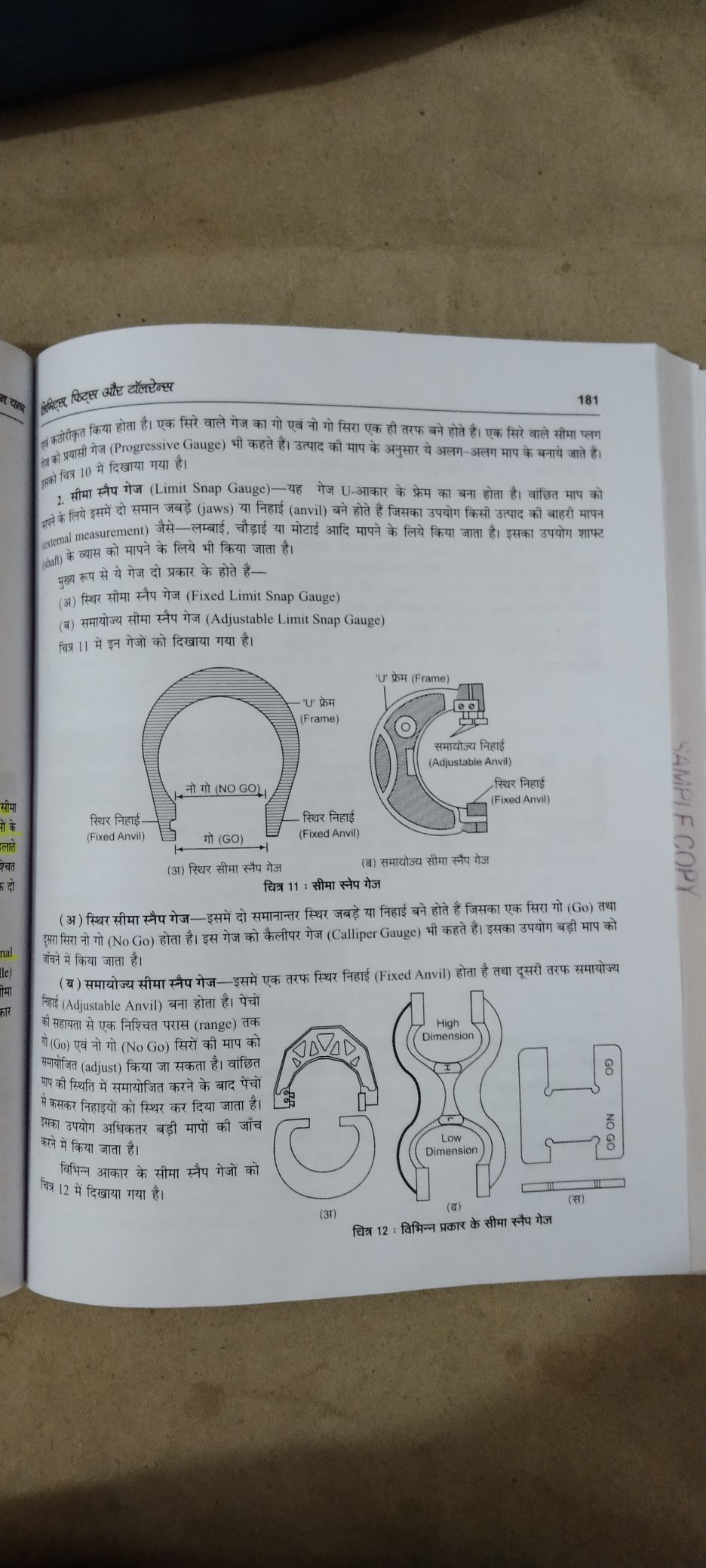 Limit Snap Gauge - MMI - Notes - Teachmint