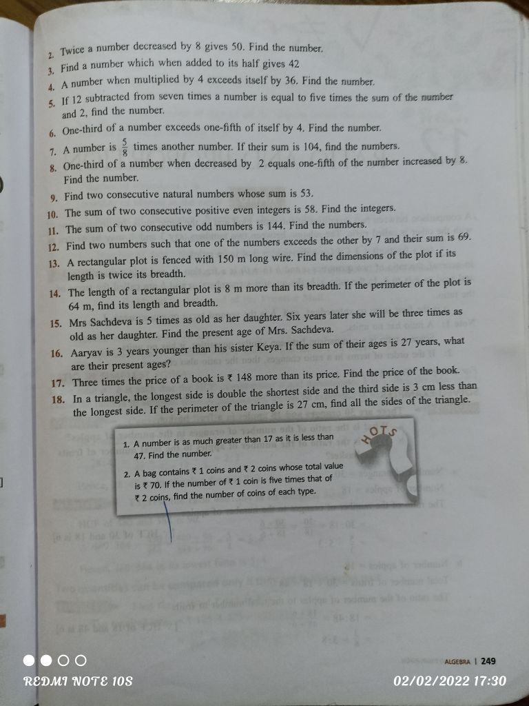 Class VI - Maths - Assignment - Teachmint