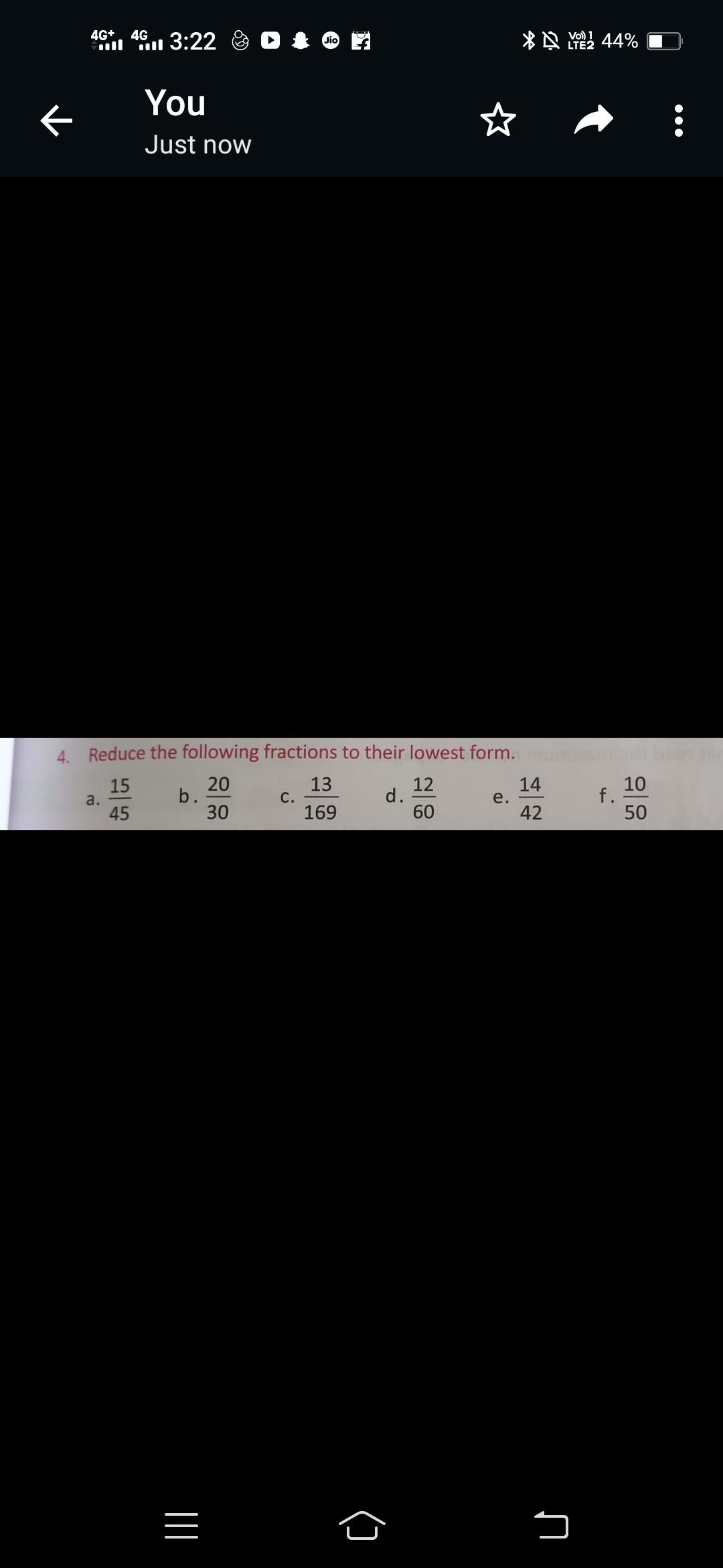 Fraction - Mathematics - Assignment - Teachmint