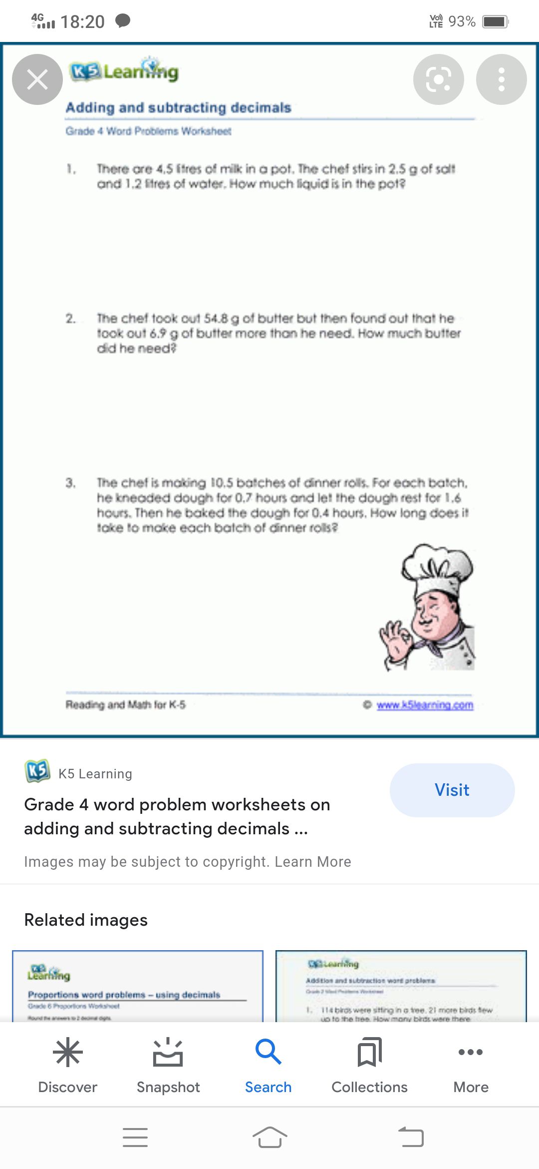 Decimals - Maths. - Assignment - Teachmint