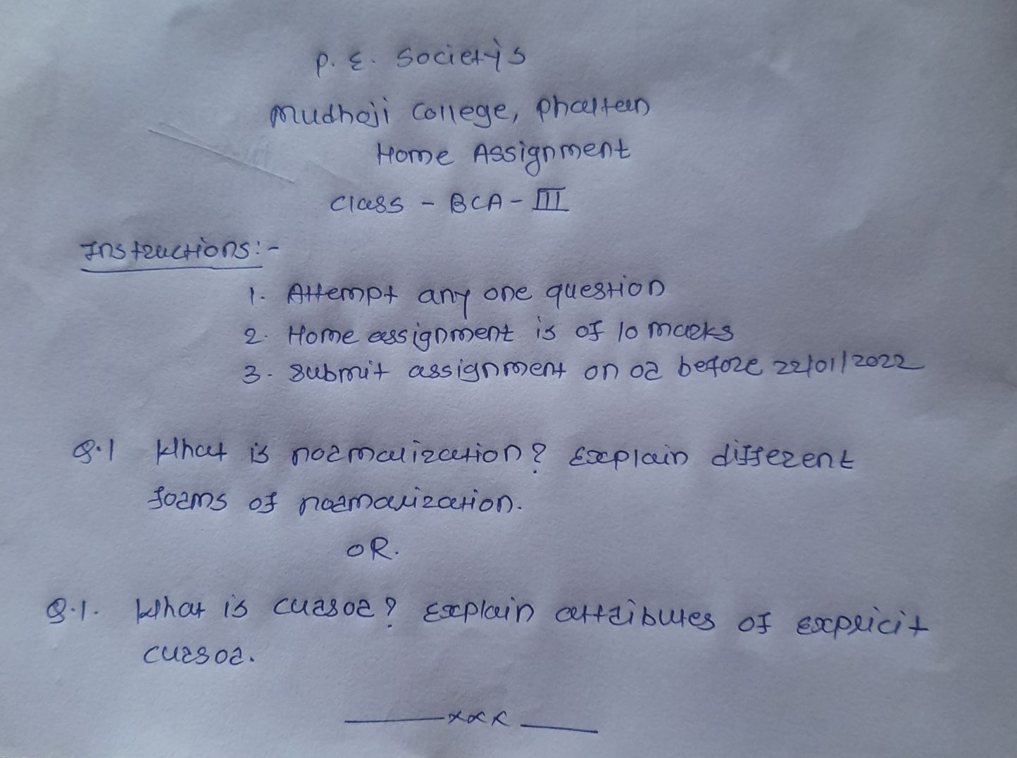 Home Assignment I Rdbms With Oracle Assignment Teachmint 9996