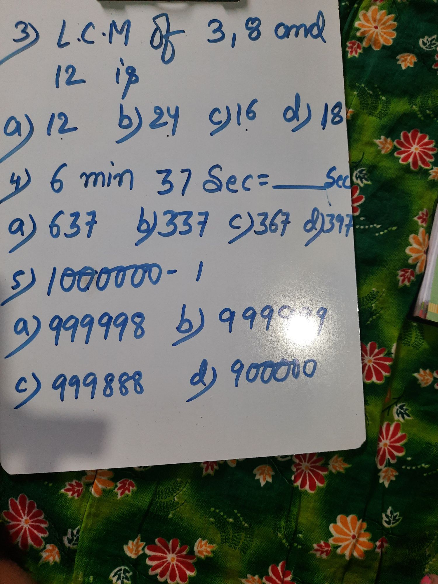 Maths - All Subjects - Assignment - Teachmint