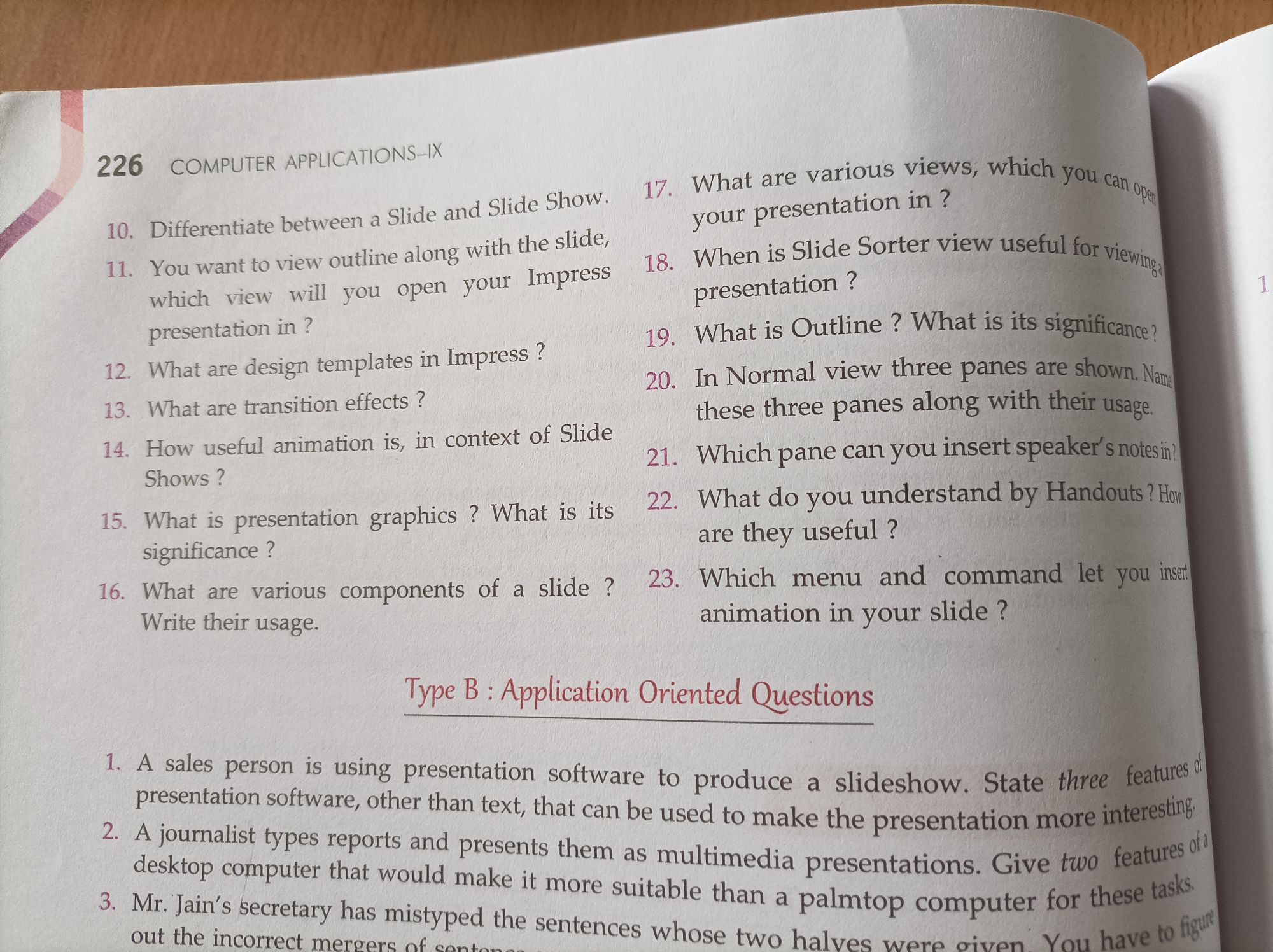 Ch-9 Solve It - Computer Application - Assignment - Teachmint