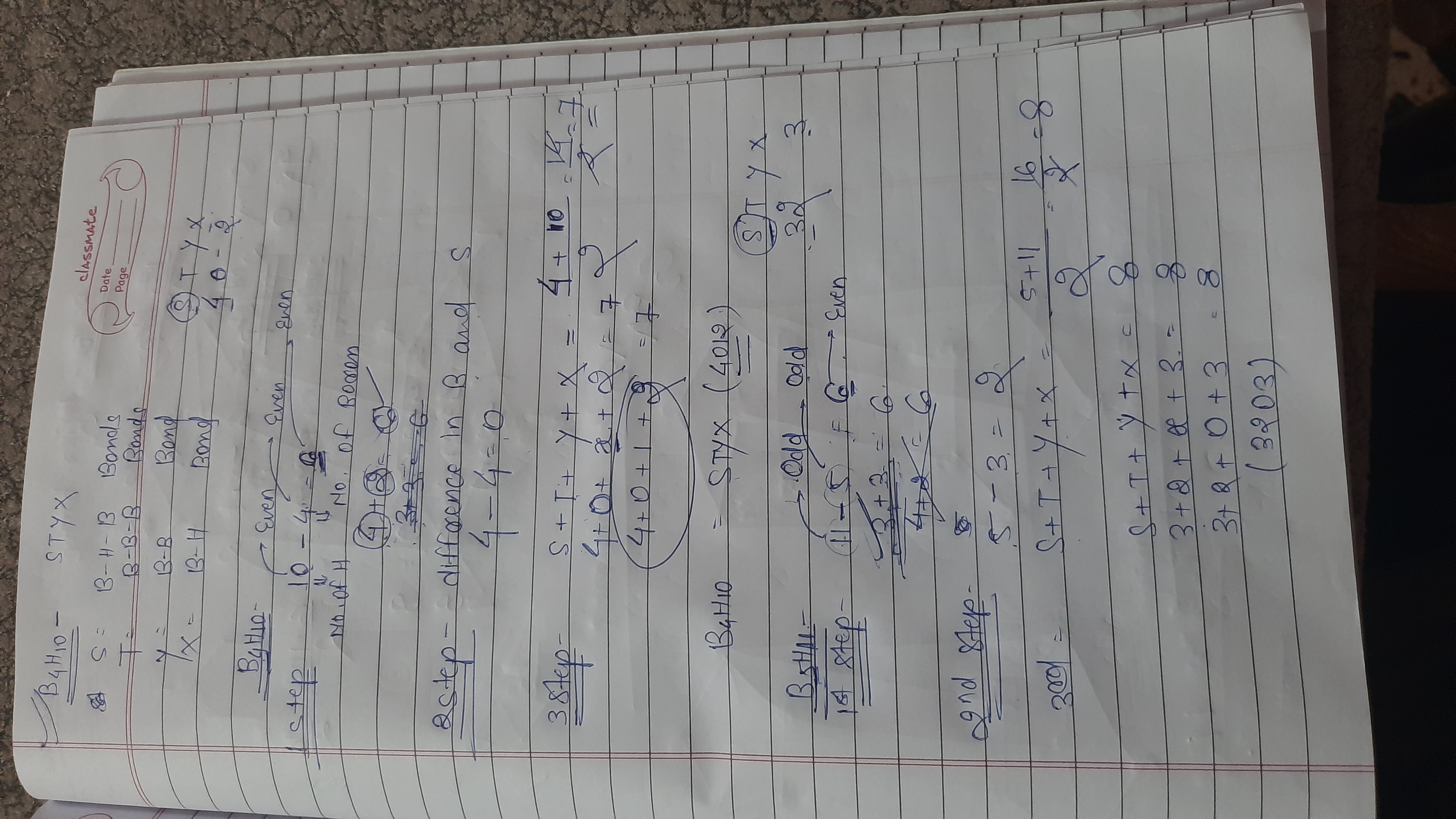 Styx Code - Chemistry - Notes - Teachmint