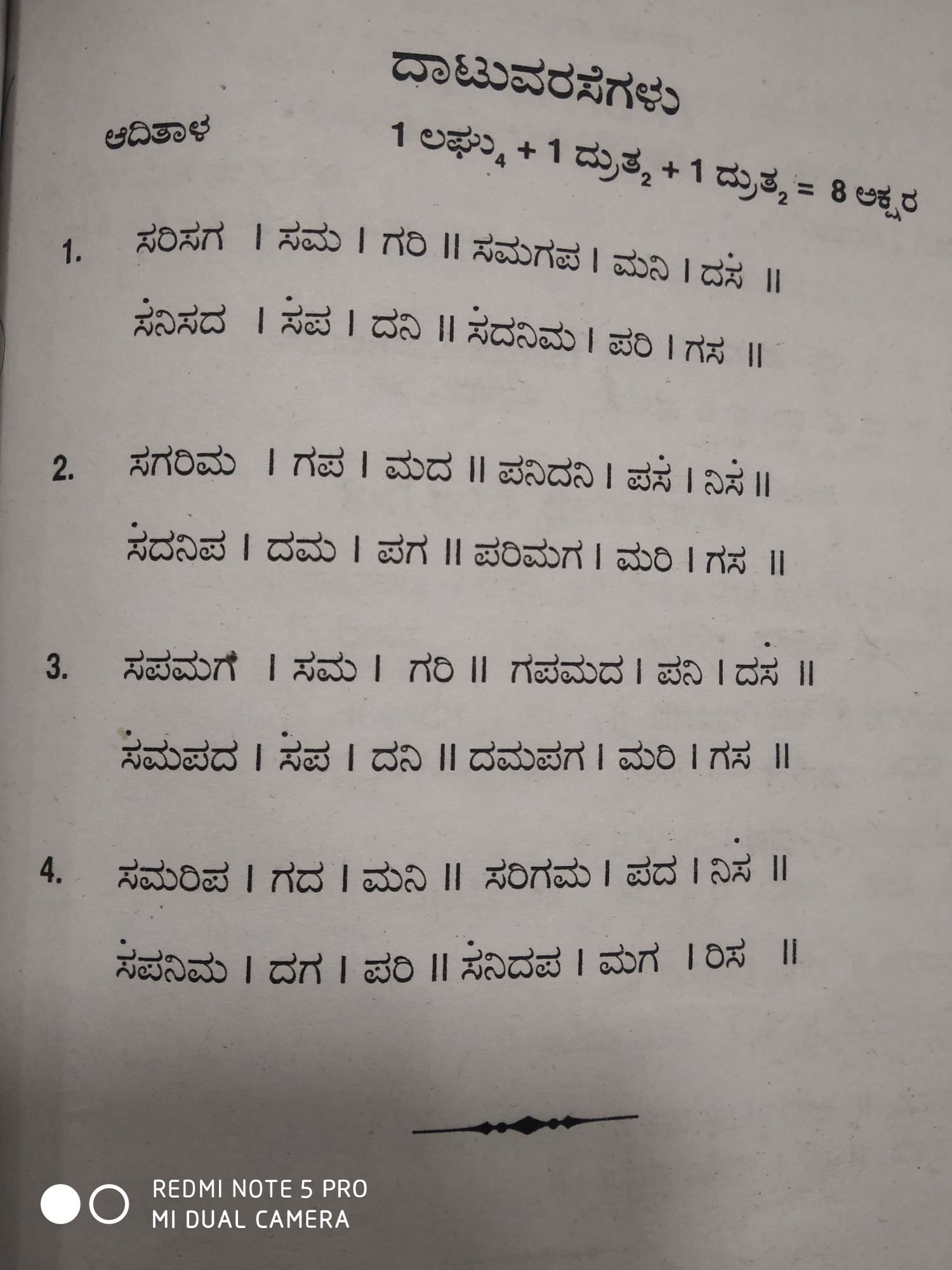 Simple 1-4 Kannada - Violin - Notes - Teachmint