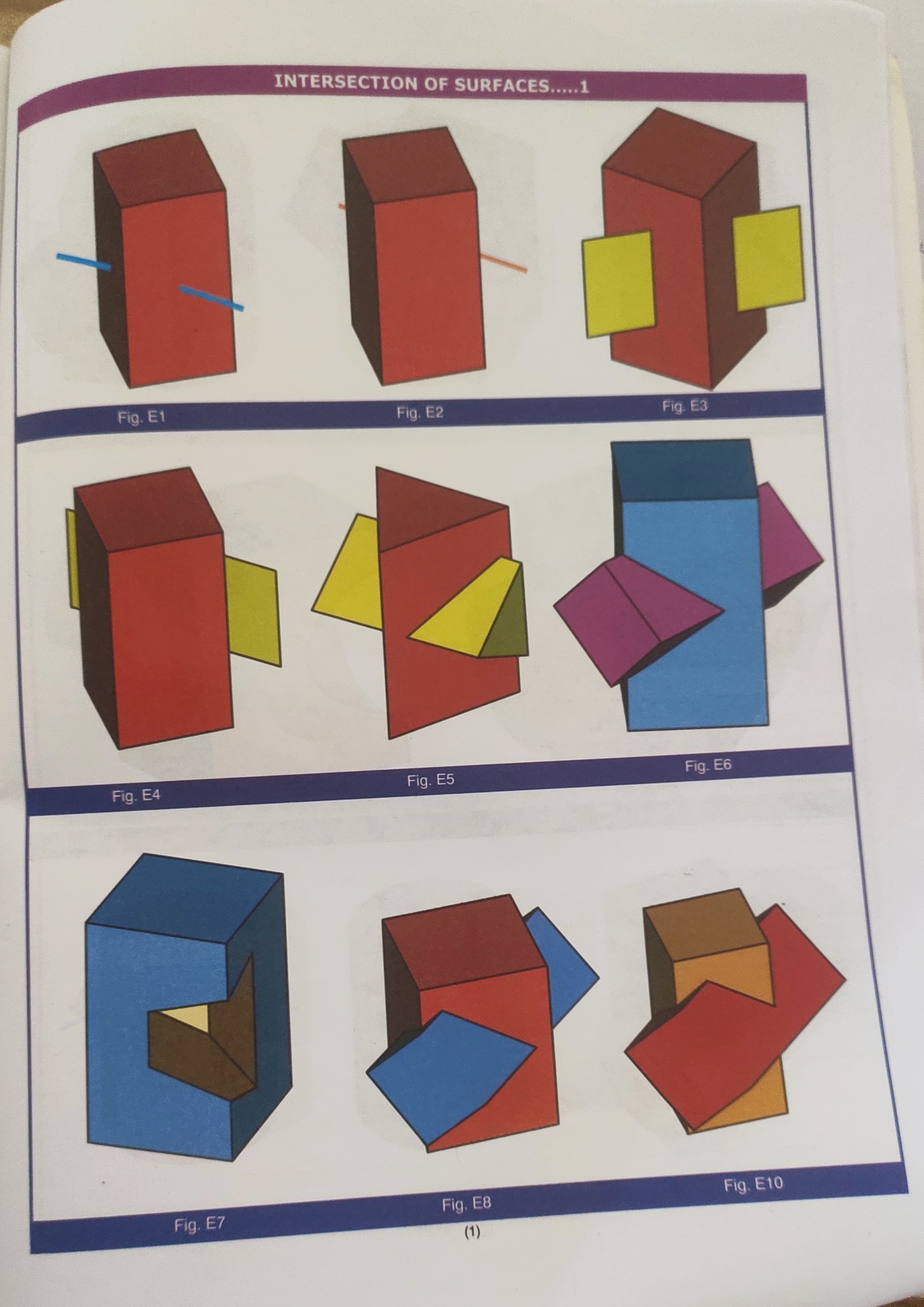Images Of Intersection Of Prisms - Mech. Working Drawing - Notes ...