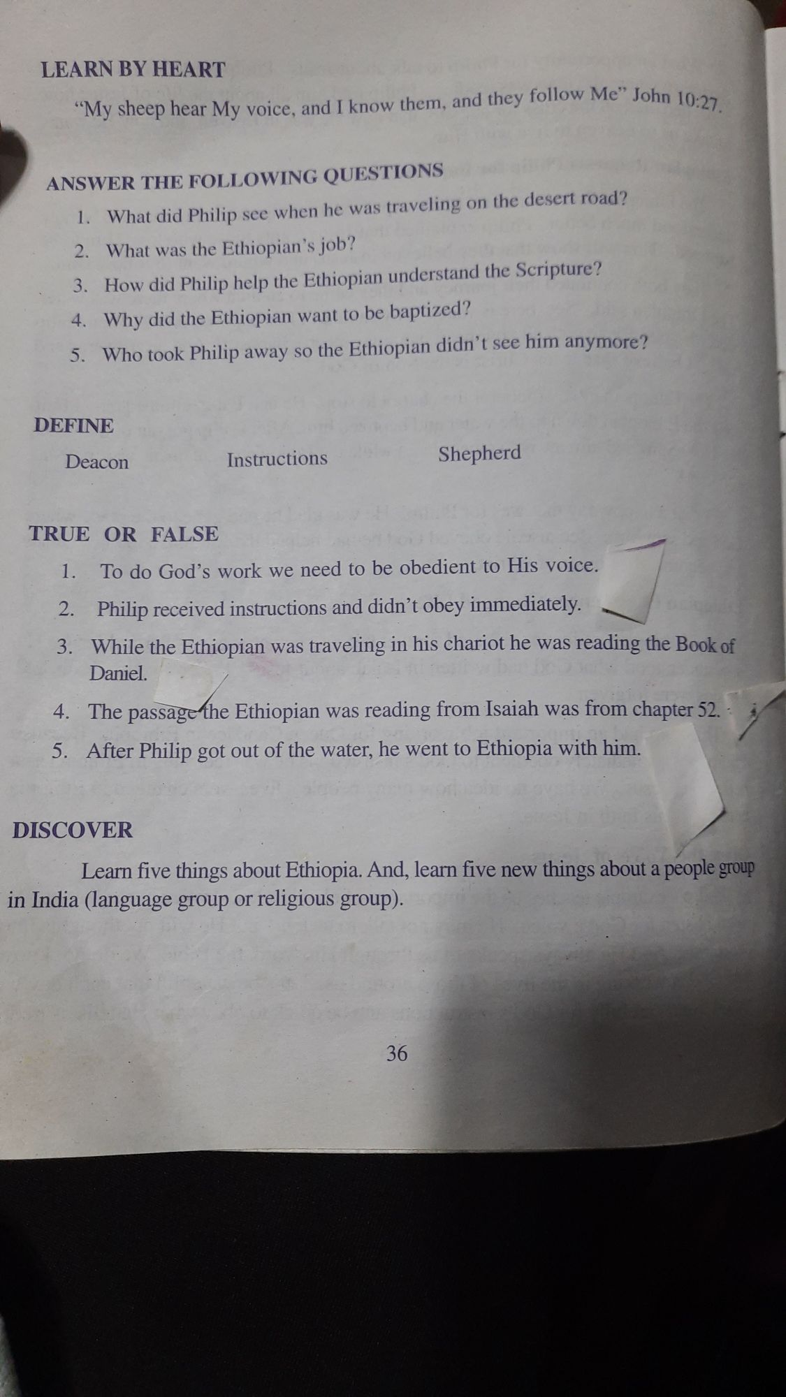 Bible Assignments - Bible - Assignment - Teachmint