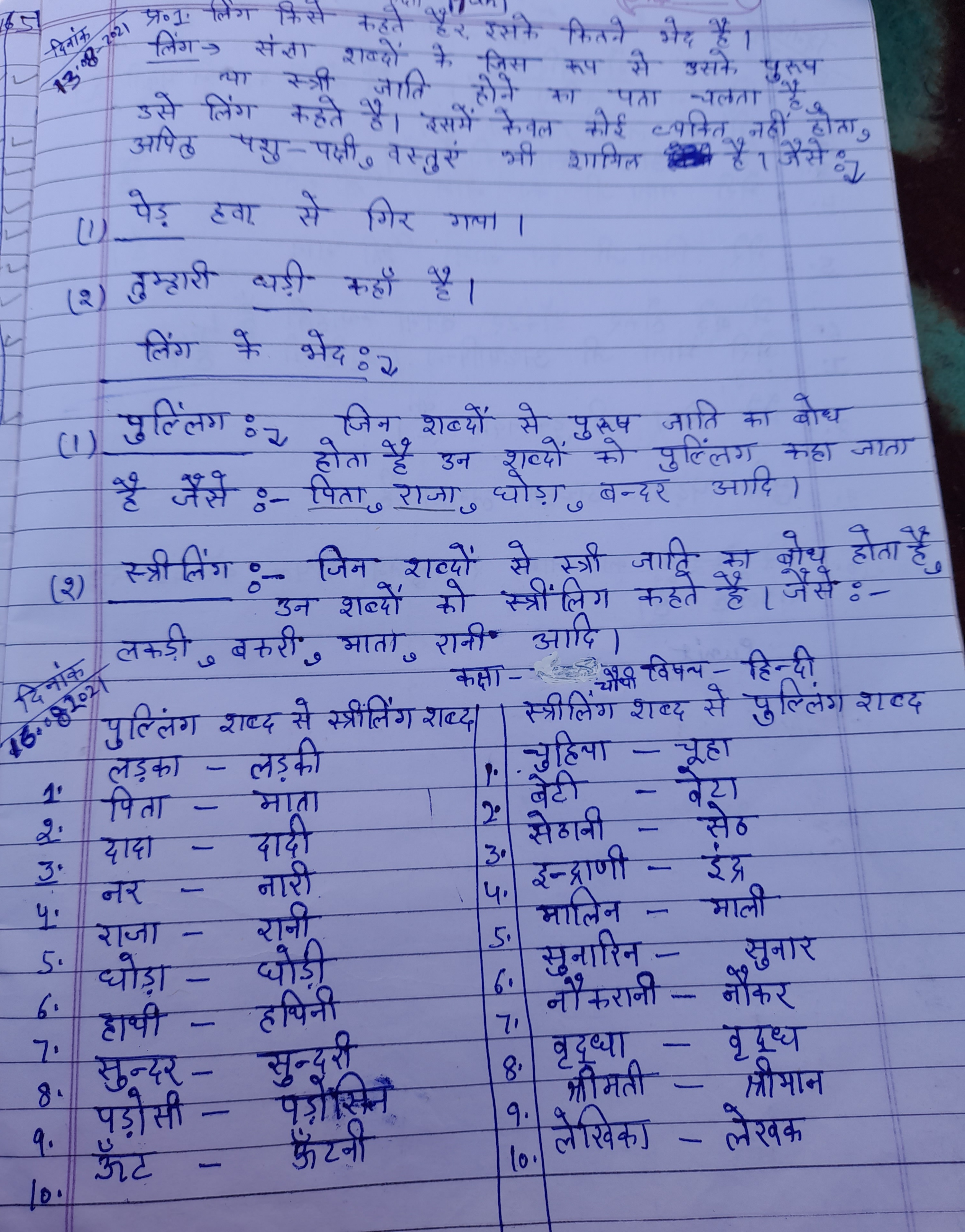 20220113_123407.jpg - Hindi - Notes - Teachmint