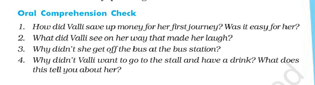 Madam Rides The Bus - English - Assignment - Teachmint