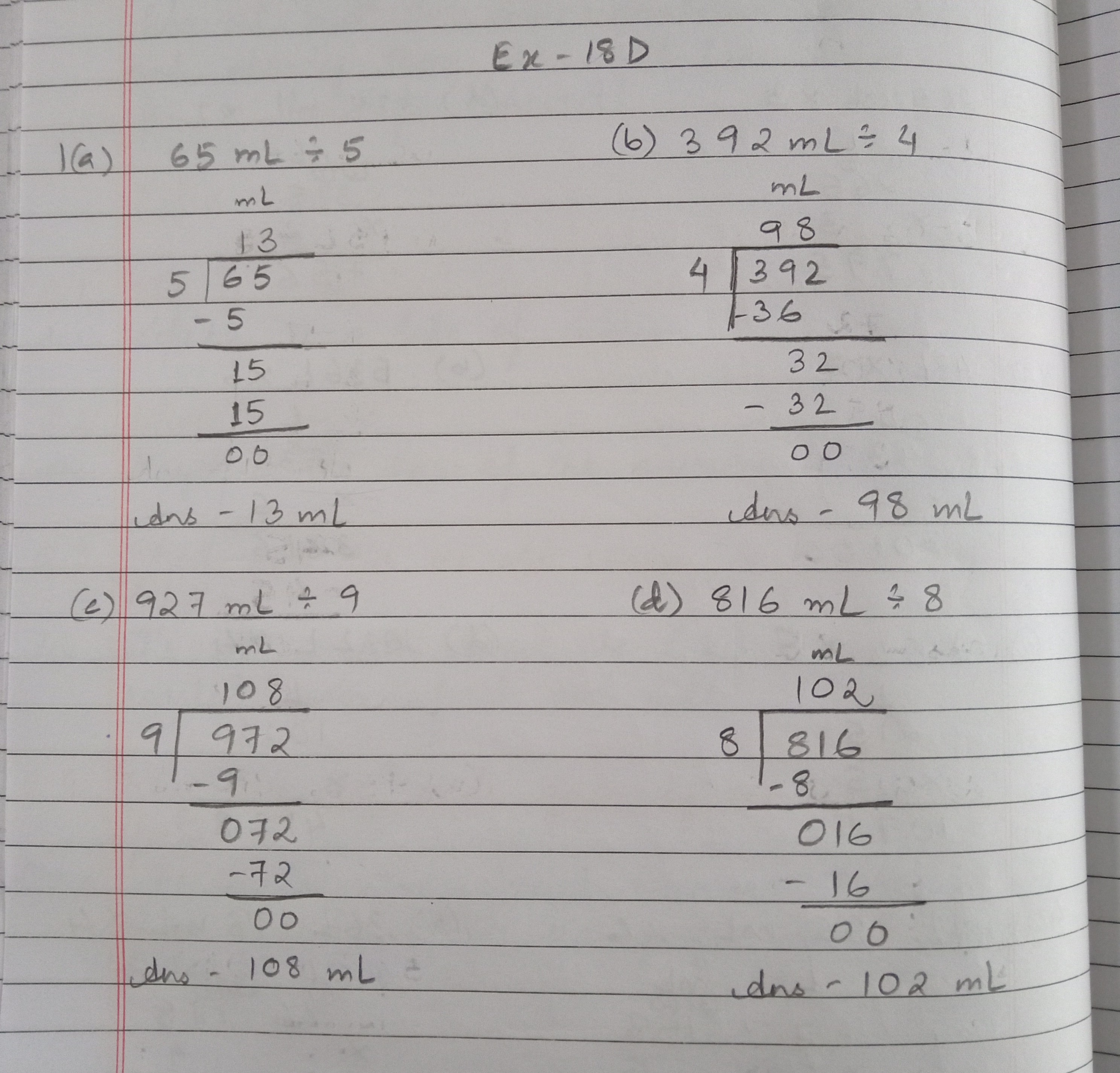 Ex-18D - Maths - Notes - Teachmint