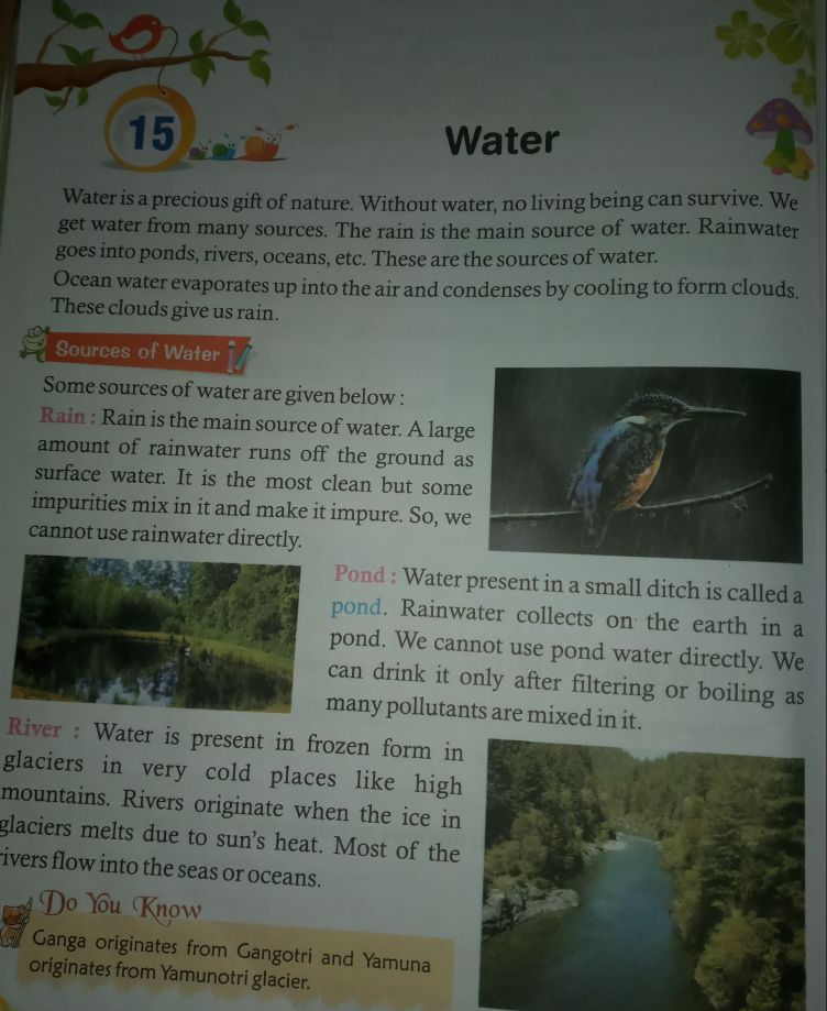 Chapter-15 Water - evs - Assignment - Teachmint