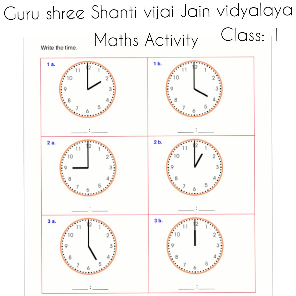 Time - Maths - Assignment - Teachmint