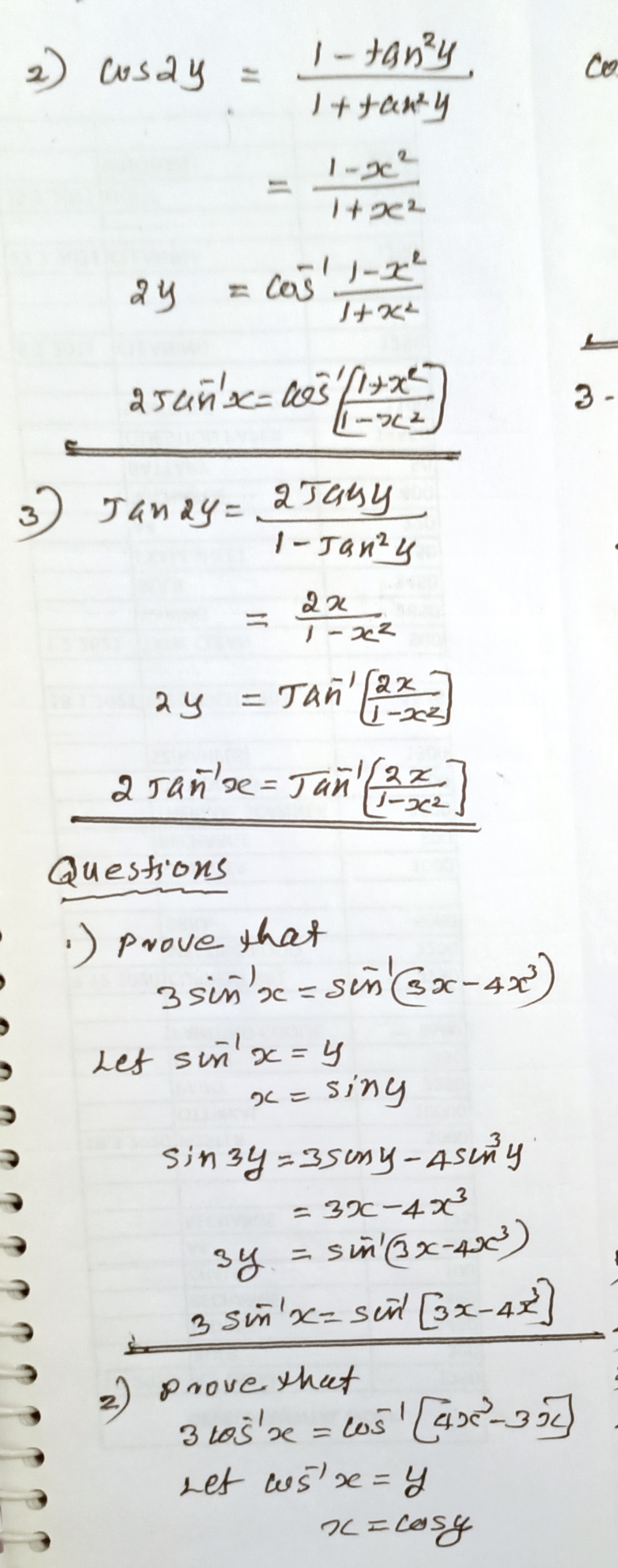 ITF NOTE4 - MATHEMATICS - Notes - Teachmint