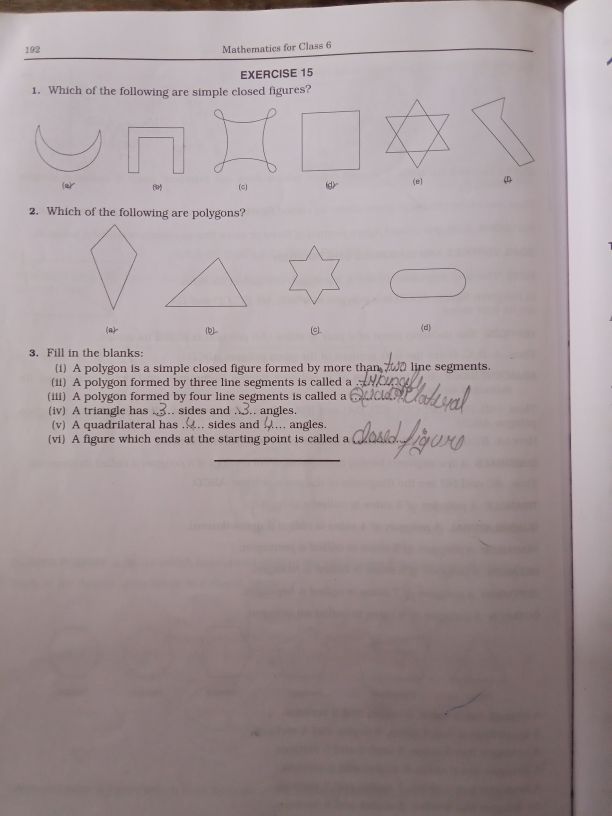 Chapter - 15 , Polygons - Mathematics - Assignment - Teachmint