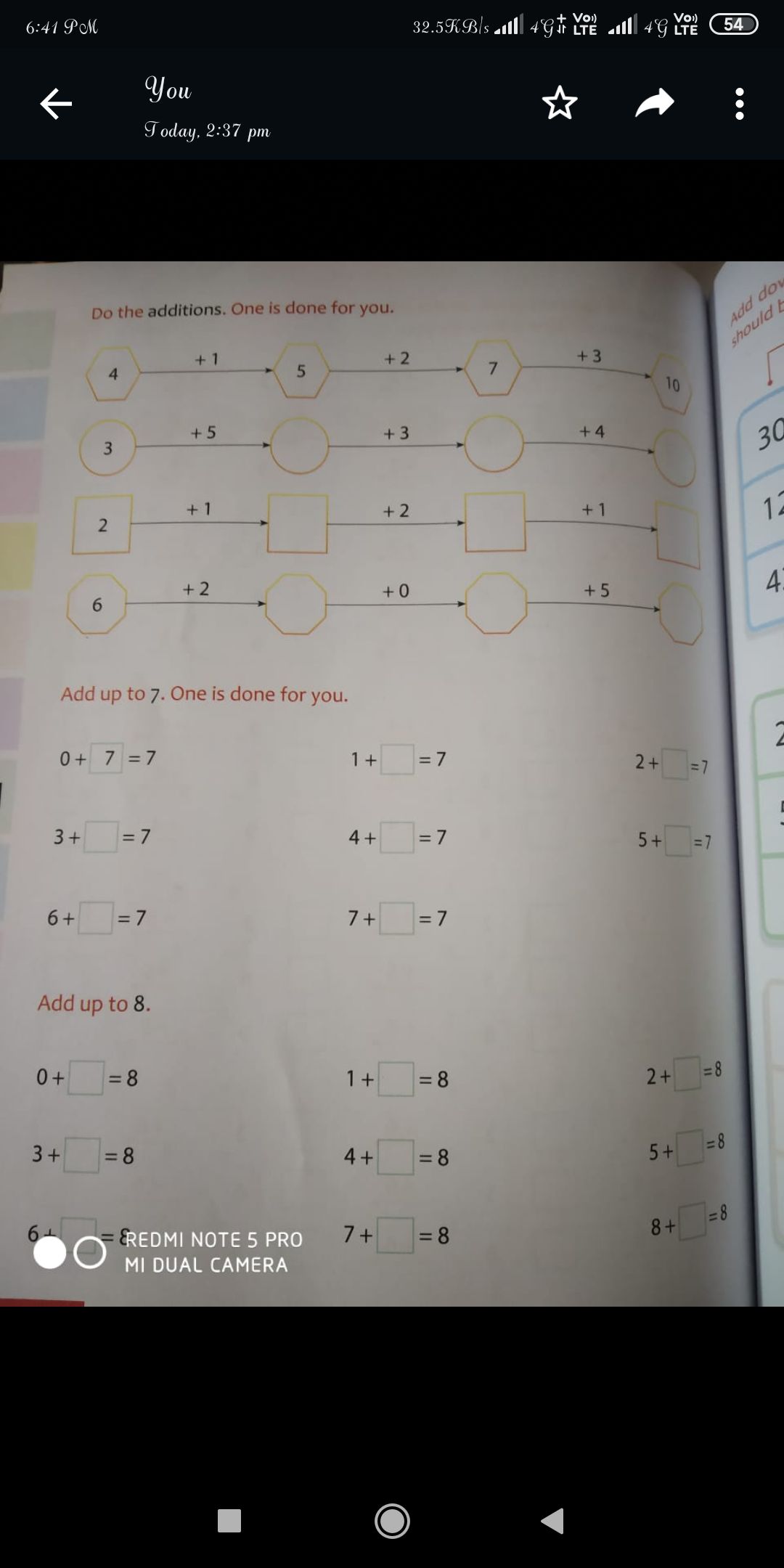 Additions - Maths - Assignment - Teachmint