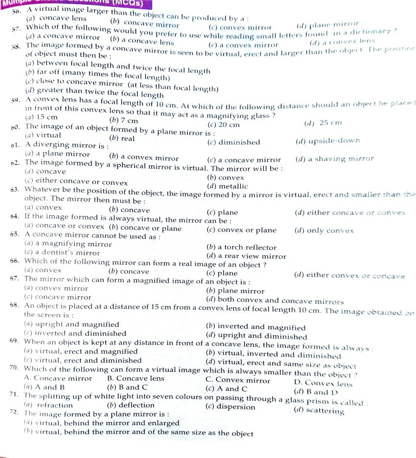 Light - Science - Assignment - Teachmint