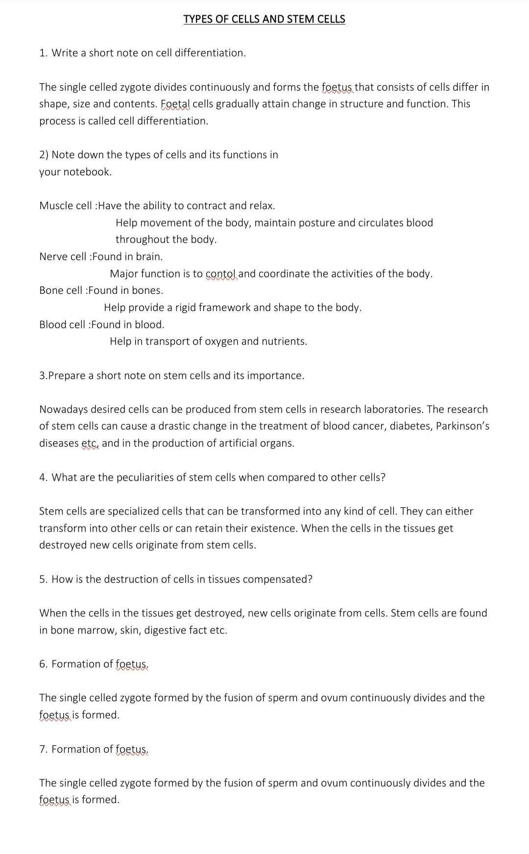 Chapter -2 - Biology - Notes - Teachmint